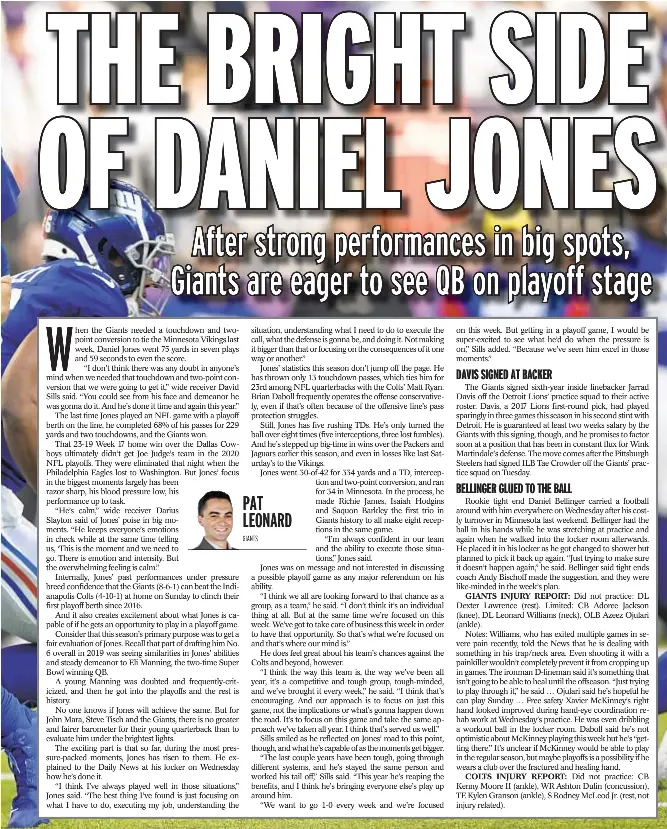 THE BRIGHT SIDE OF DANIEL JONES - PressReader