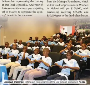 Rich pickings from CAF schools tourney - PressReader