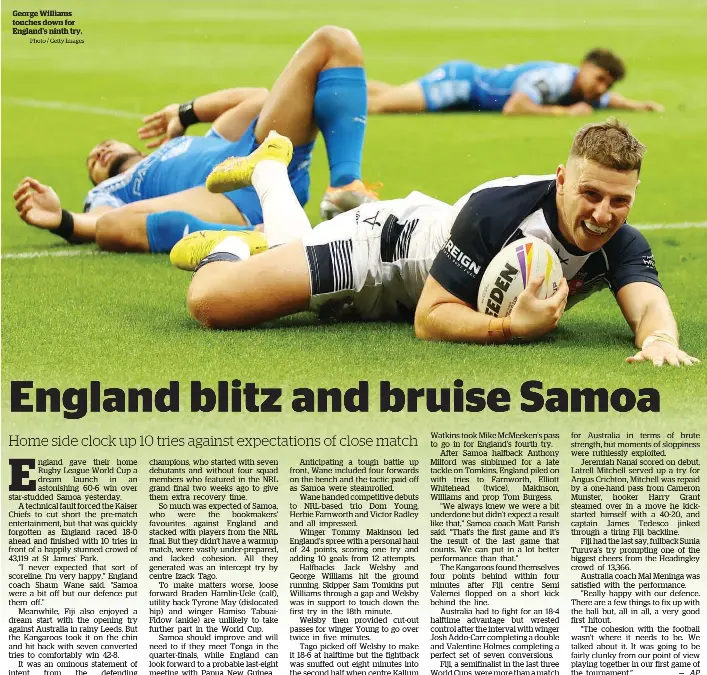 England blitz and bruise Samoa - PressReader