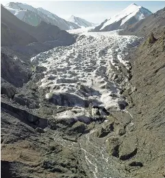 Glacier area shrinks by 26% over six decades - PressReader