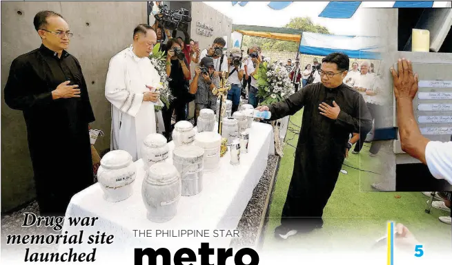 Drug war memorial site launched in Caloocan - PressReader