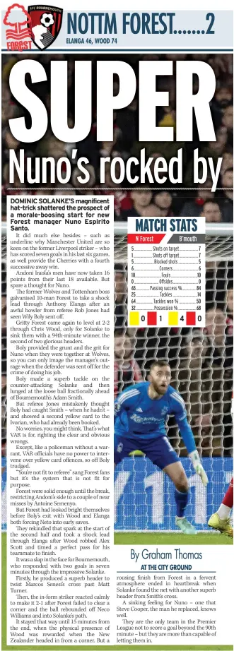 SUPER Nuno’s rocked by - PressReader