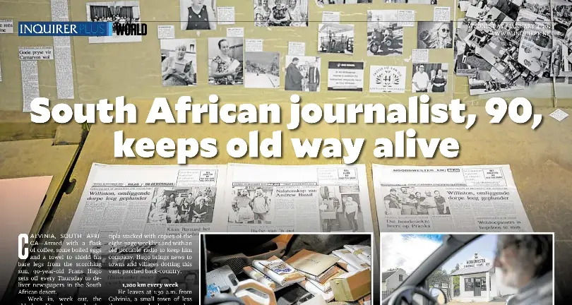 South African journalist, 90, keeps old way alive - PressReader