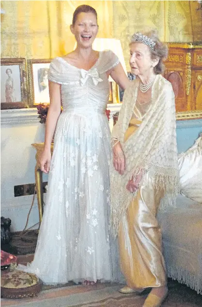 Moss remembers ‘magical moment’ trying on a piece of royal wedding ...