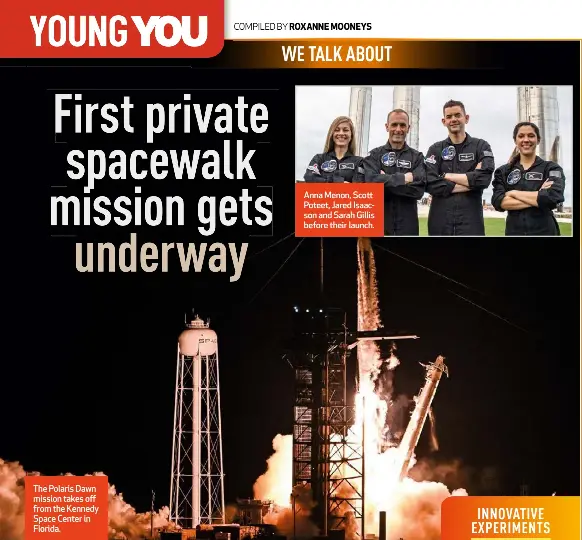 First private spacewalk mission gets underway - PressReader