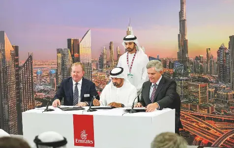 EMIRATES PLACES $52b ORDER WITH BOEING - PressReader