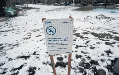 Councillor pans ban on tobogganin­g - PressReader