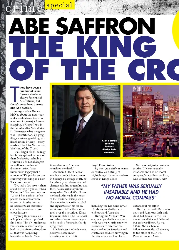 ABE SAFFRON THE KING OF THE CRO - PressReader