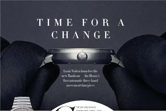 T IME FOR A CHANGE - PressReader