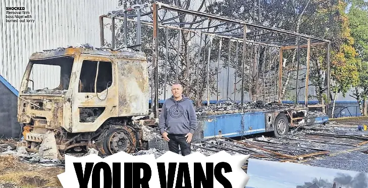 YOUR VANS ARE GOING TO GET BURNED ONE BY ONE - PressReader