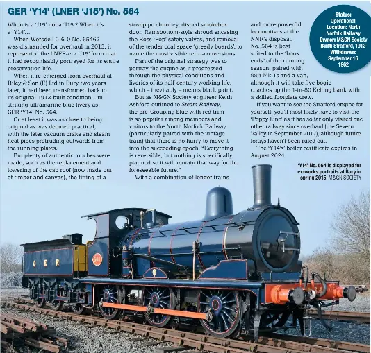 GER ‘Y14’ (LNER ‘J15’) No. 564 - PressReader