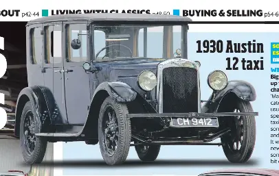 1930 Austin 12 taxi - PressReader