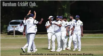 Burnham are ‘flying high’ but improvemen­ts can be made with the bat ...