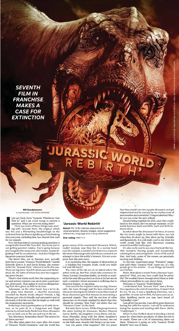 SEVENTH FILM IN FRANCHISE MAKES A CASE FOR EXTINCTION - PressReader