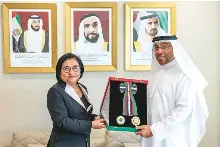 President honours Philippine­s envoy - PressReader