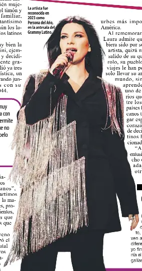 Laura Pausini te CANTA LA ‘PLENA’ - PressReader