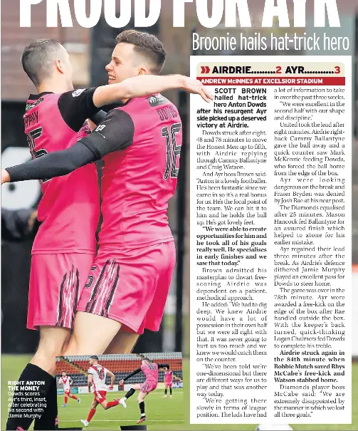 IT’S DOWDS AND PROUD FOR AYR - PressReader