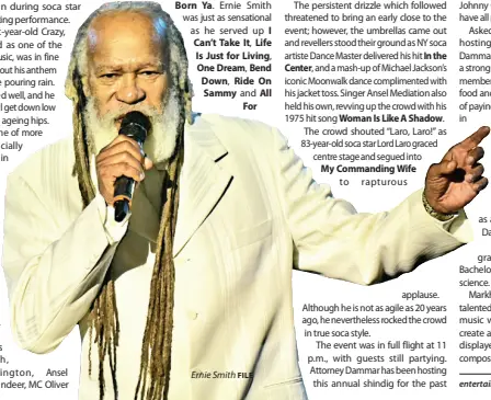 Soca star Crazy, Ernie Smith shine at Backyard Fete in NYC - PressReader