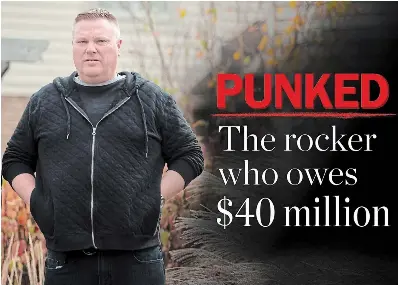 PUNKED The rocker who owes $40 million - PressReader