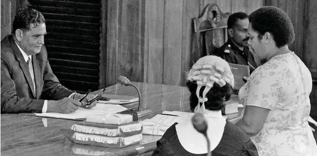 TRIBUTE TO ONE OF THE FIRST ITAUKEI WOMEN PARLIAMENT­ARIAN ADI LOSALINI ...