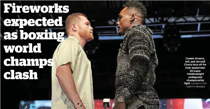 Fireworks expected as boxing world champs clash - PressReader