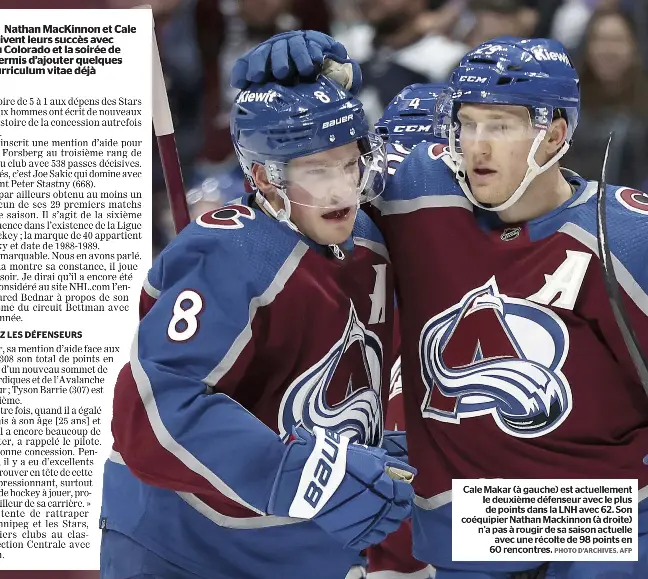 Makar et Mackinnon inarrêtabl­es - PressReader