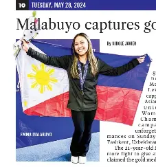 Malabuyo captures gold, Ruivivar bronze in Tashkent - PressReader