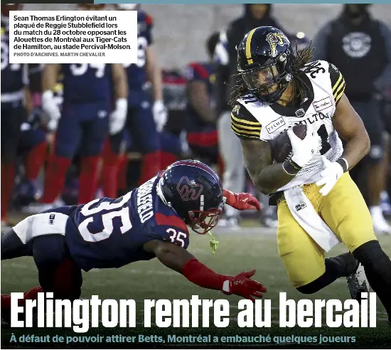 Erlington rentre au bercail - PressReader
