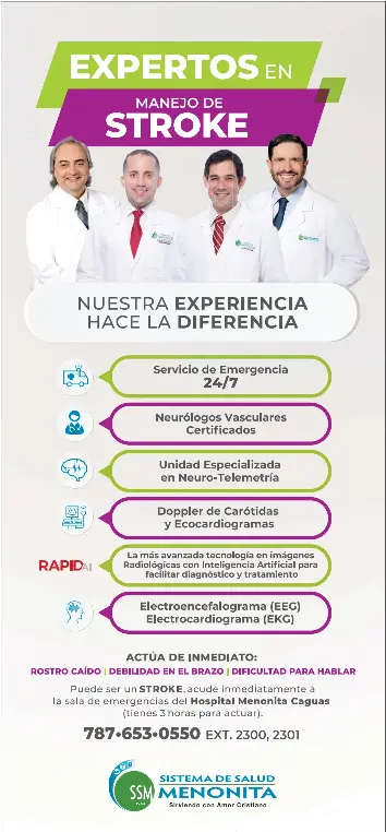 STROKE: ¿QUÉ ES Y CUÁLES SON LOS SÍNTOMAS? - PressReader