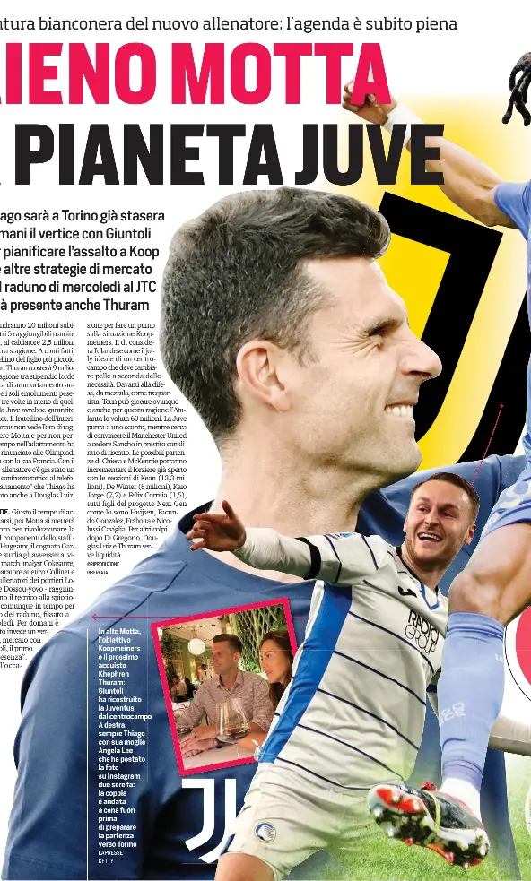 L’ALIENO MOTTA SUL PIANETA JUVE - PressReader