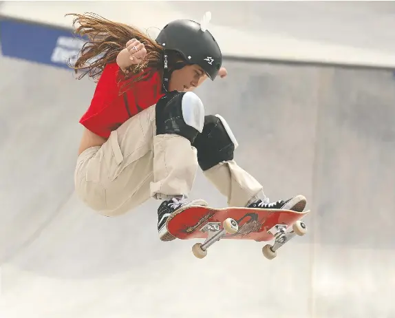 Canadian skateboard­er strikes gold - PressReader