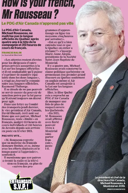 How is your french, Mr Rousseau ? - PressReader