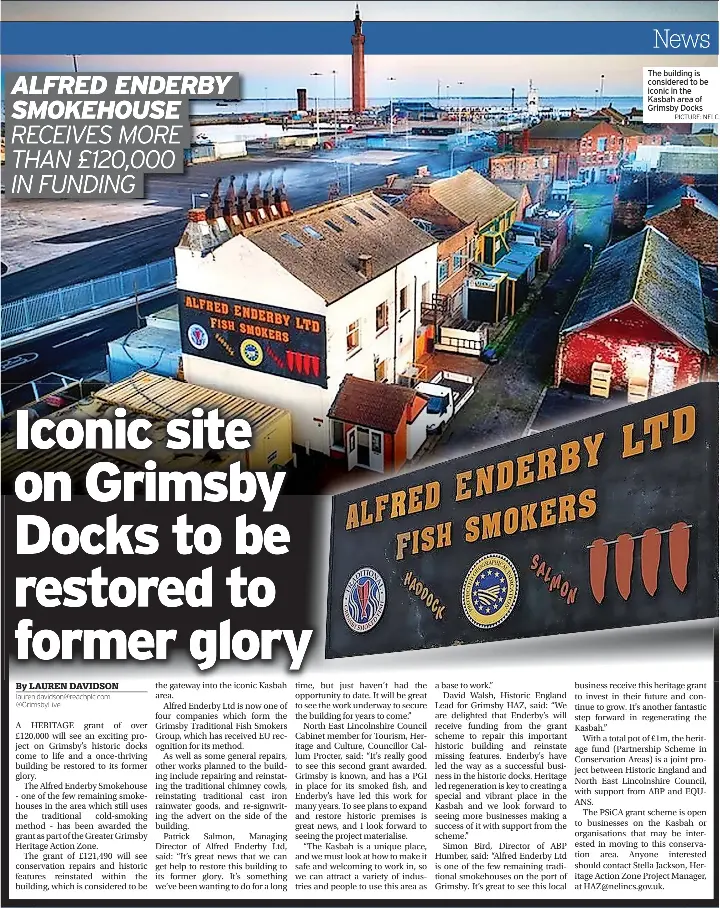 Iconic site on Grimsby Docks to be restored to former glory - PressReader