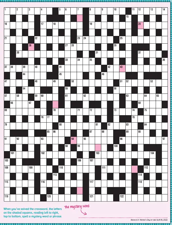 THIS WEEK’S BIG CROSSWORD - PressReader