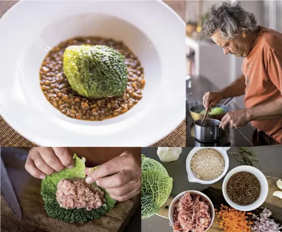 STUFFED SAVOY CABBAGE WITH BRAISED LENTILS - PressReader