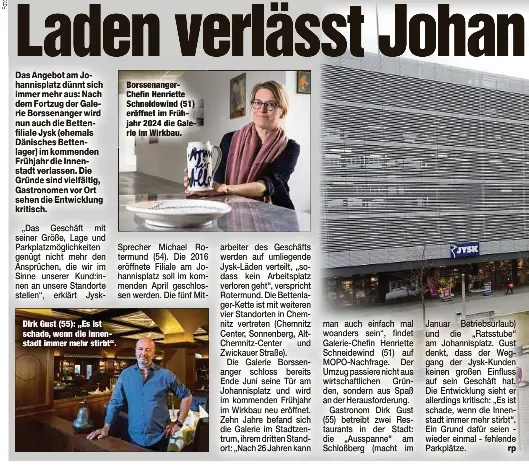 Problemzon­e City Nä Laden verlässt Johan - PressReader
