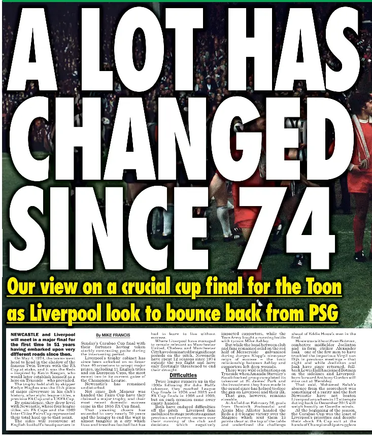 A LOT HAS CHANGED SINCE 74 - PressReader