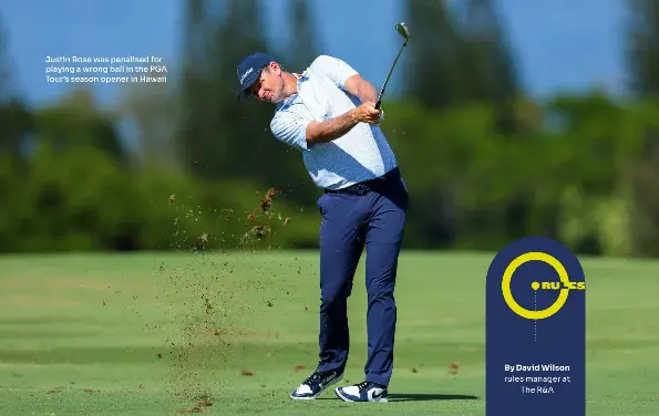 PLAYING A WRONG BALL - PressReader