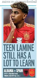 TEEN LAMINE STILL HAS A LOT TO LEARN - PressReader