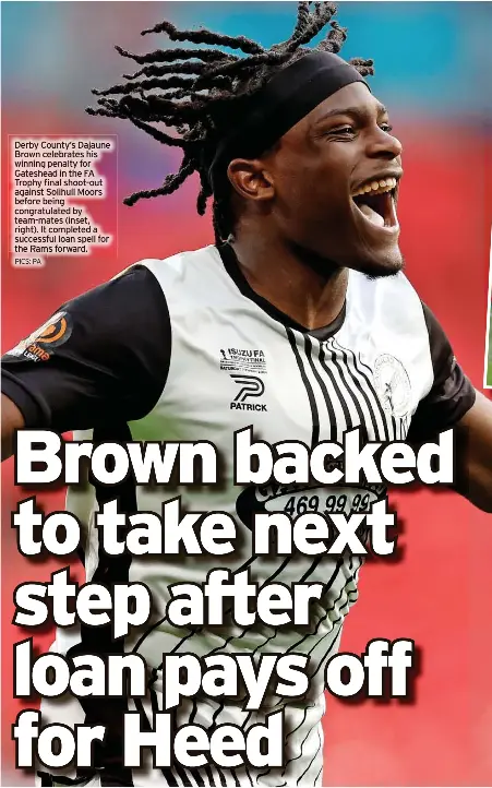 Brown backed to take next step after loan pays off for Heed - PressReader