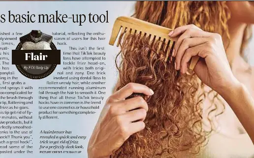 Banish frizz with this basic make-up tool - PressReader
