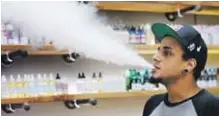 Nueva York busca prohibir la venta de vapeadores de sabor - PressReader