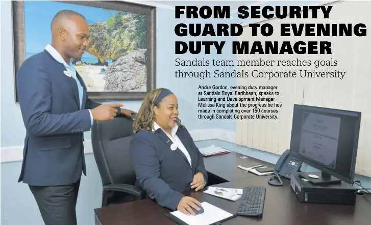 FROM SECURITY GUARD TO EVENING DUTY MANAGER - PressReader