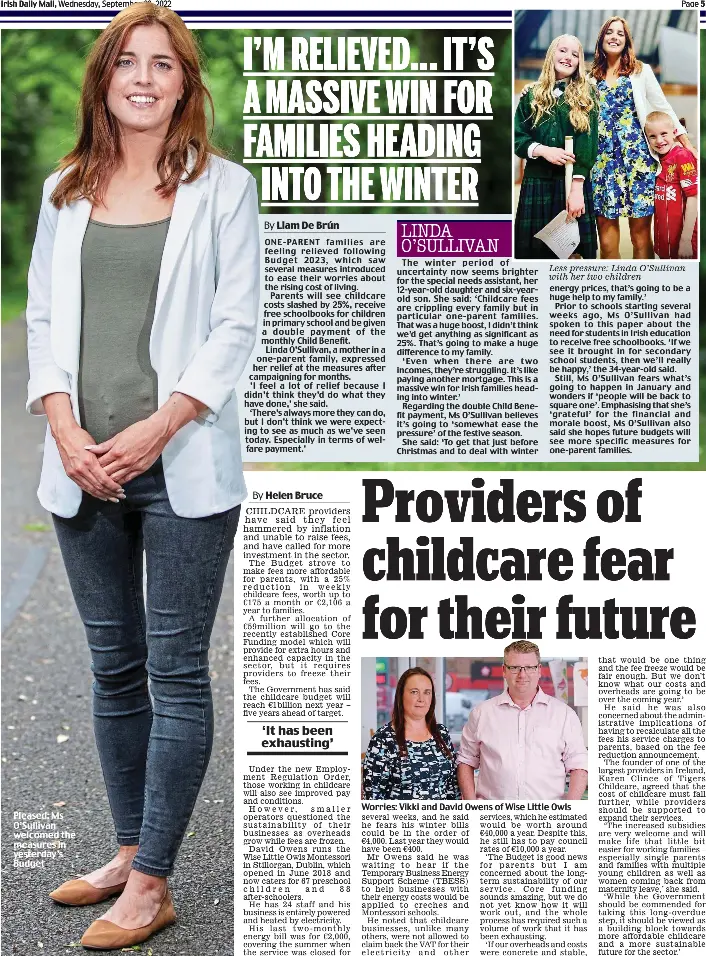 I’M RELIEVED... IT’S A MASSIVE WIN FOR FAMILIES HEADING INTO THE WINTER - PressReader