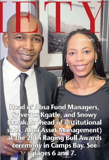 Head of Absa Fund Managers, Sylvester Kgatle, and Snowy Masakale (head ...