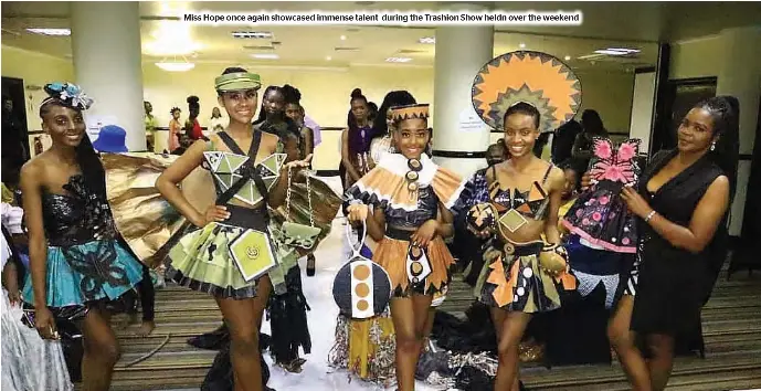 Miss Hope Pageants Trashion show exhibits massive talent - PressReader