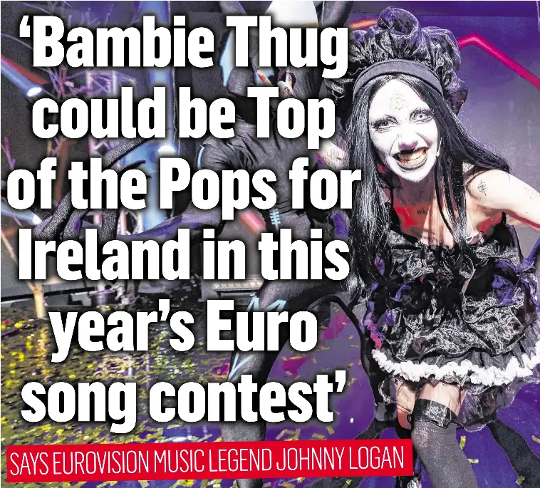 SAYS EUROVISION MUSIC LEGEND JOHNNY LOGAN - PressReader