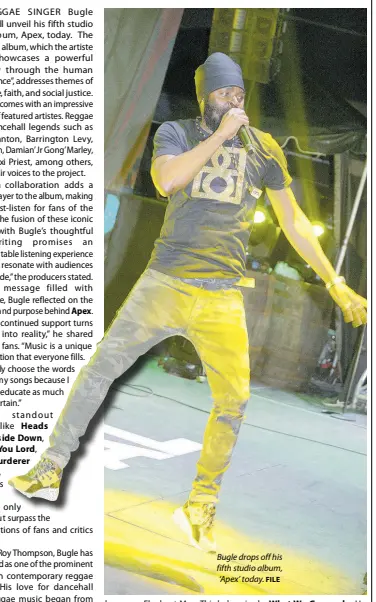 Bugle unveils ‘Apex’ today - PressReader