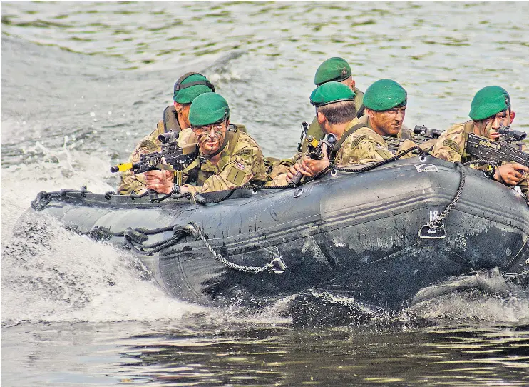 Royal Marines steer a course through troubled waters - PressReader