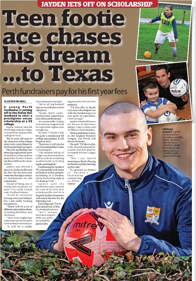 Teen footie ace chases his dream ...to Texas - PressReader
